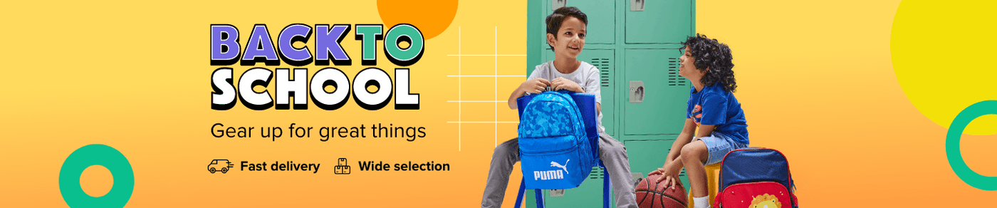 Back to School Sale | Up to 70% OFF | Backpacks, Shoes & More